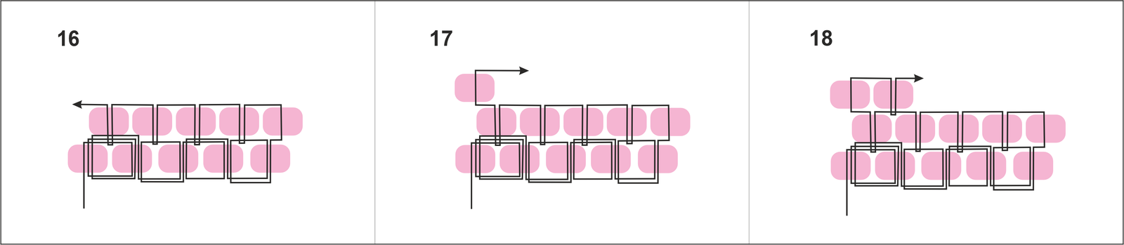 Basic Brick Stitch - how to - KathyWo